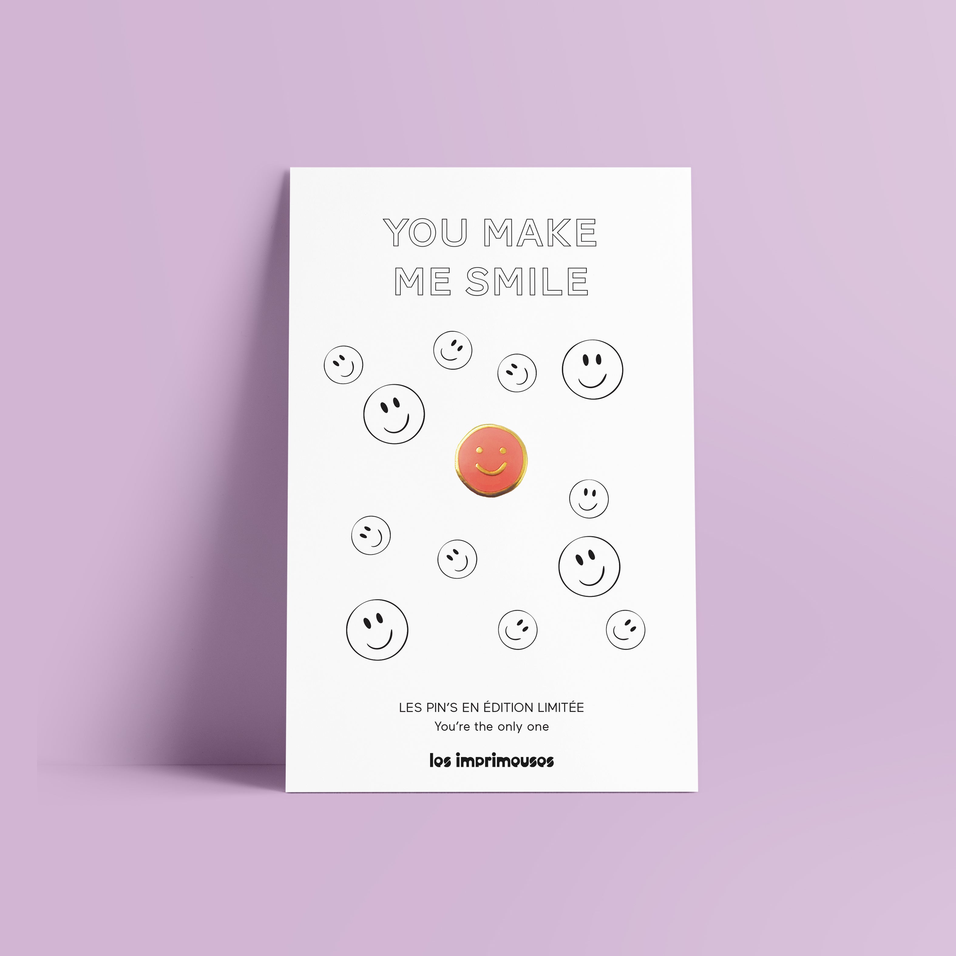 Les Imprimeuses - Pin's - Bon point Smiley – Les imprimeuses