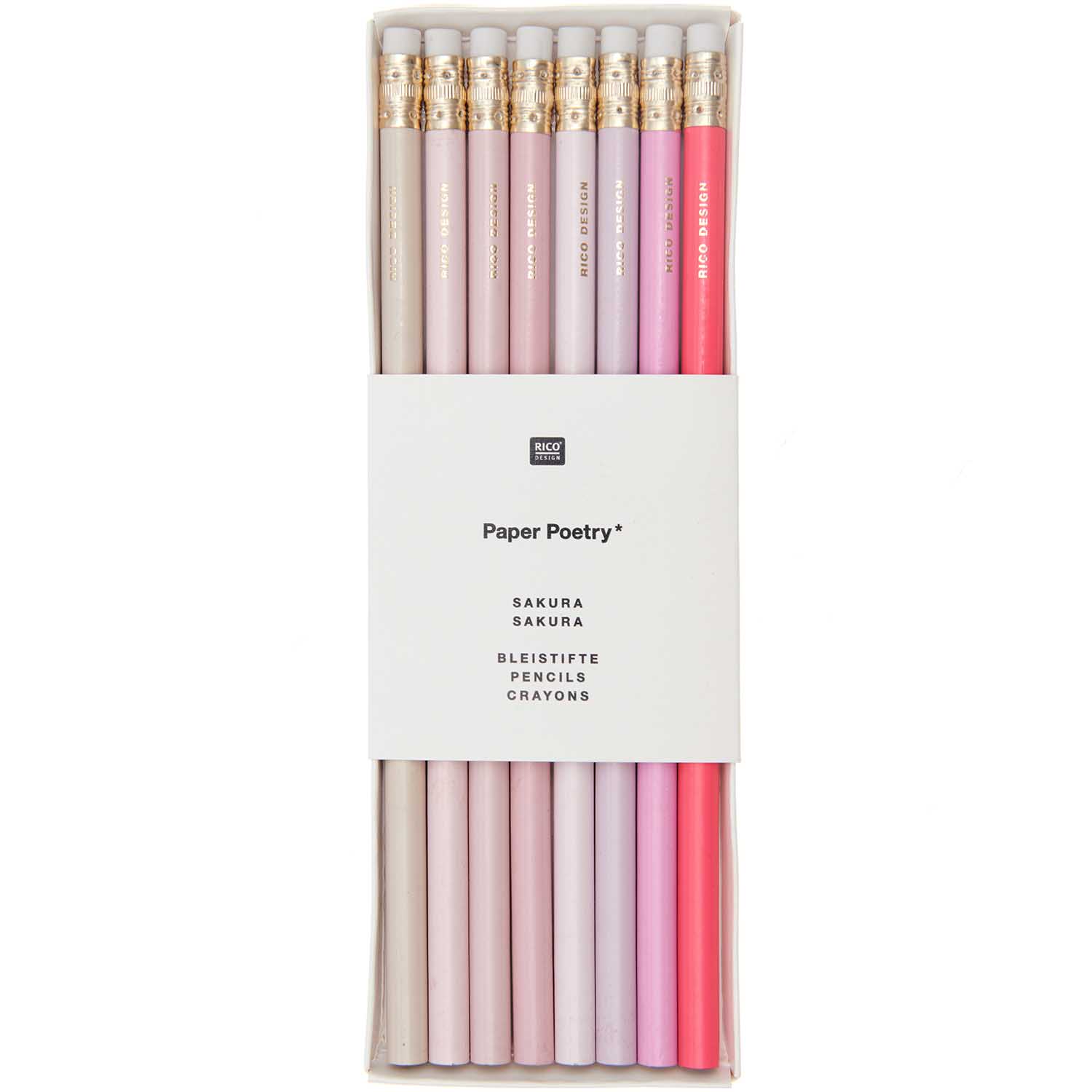 Les Imprimeuses - Set de crayons All shades of Sakura - Rico Design ...